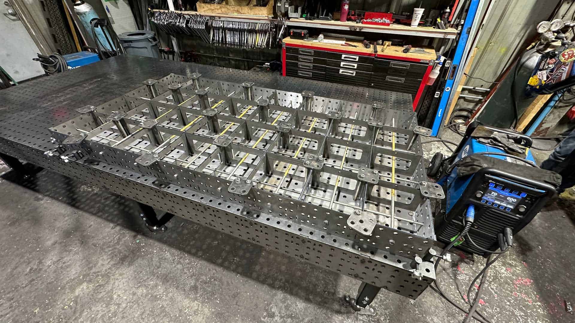 40×80 Welding Table | Fully Fabricated A572-50 Steel