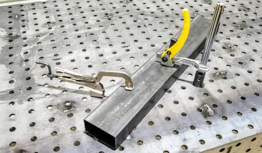 Welding Table - 40" x 80" Fully Fabricated Weld Tables - Texas Metal Works