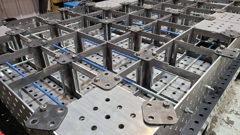 Welding Table – 40″ x 80″ Fully Fabricated Weld Tables • Texas Metal Works