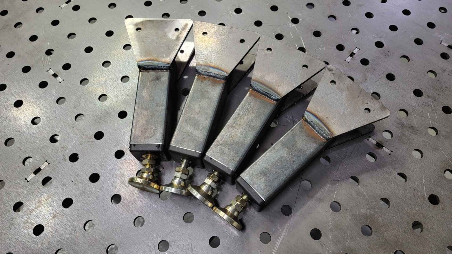 Self-Leveling Feet (4 Pack for 5″ Casters) • Texas Metal Works