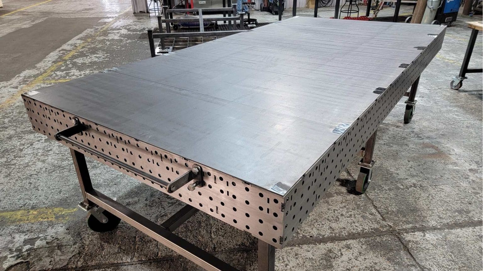 Welding Table – 40″ x 80″ Fully Fabricated Weld Tables • Texas Metal Works