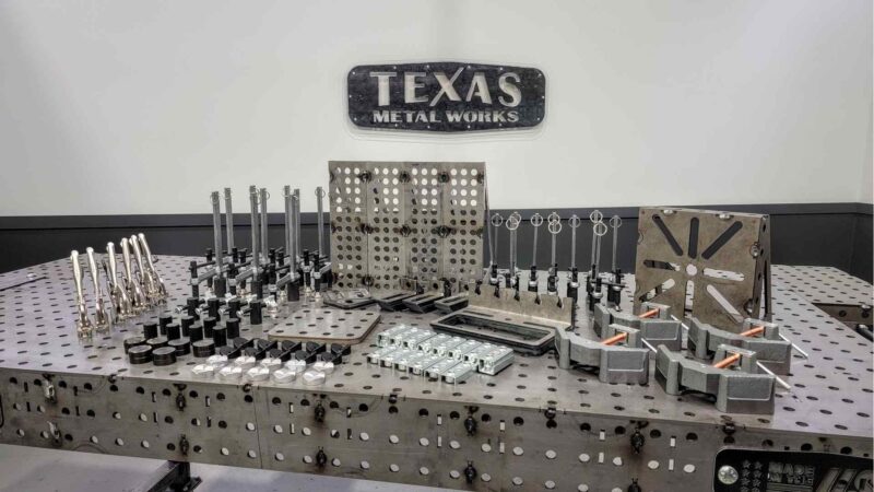 How We Build Super Flat Weld Tables - Texas Metal Works