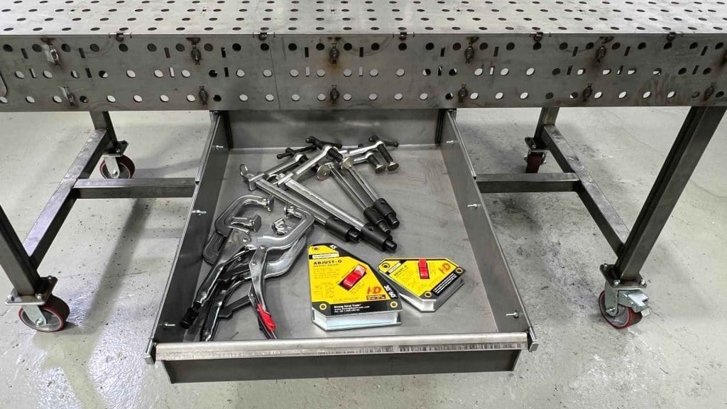 Welding Table - 40" x 80" Fully Fabricated Weld Tables - Texas Metal Works