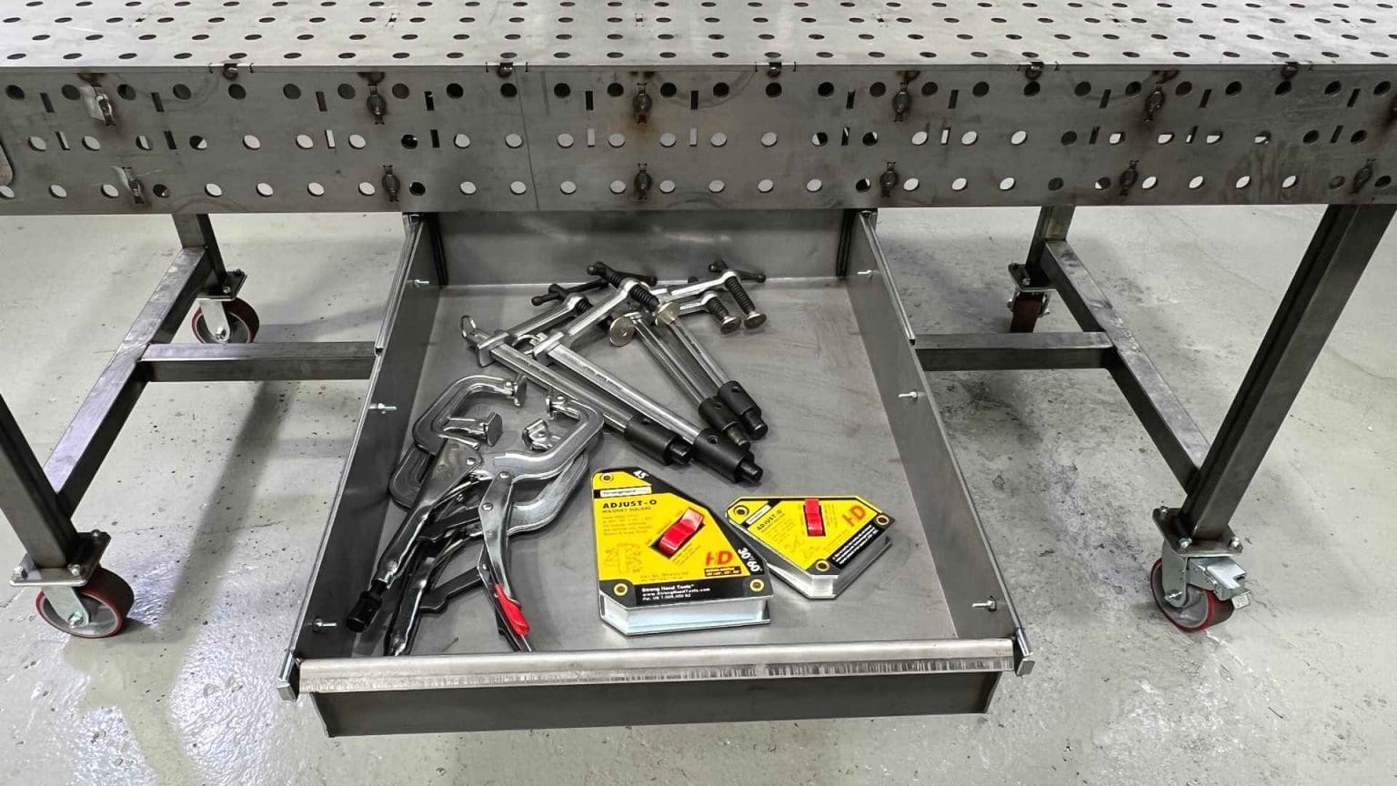 Welding Table - 40" x 80" Fully Fabricated Weld Tables - Texas Metal Works