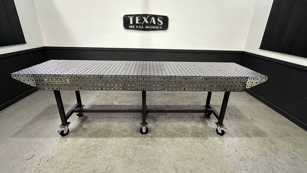 Welding Table – 30″ x 100″ Fully Fabricated Weld Tables • Texas Metal Works