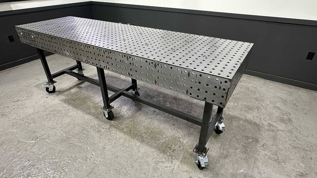 Welding Table – 30″ x 100″ Fully Fabricated Weld Tables • Texas Metal Works