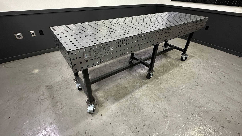 Welding Table – 30″ x 100″ Fully Fabricated Weld Tables • Texas Metal Works