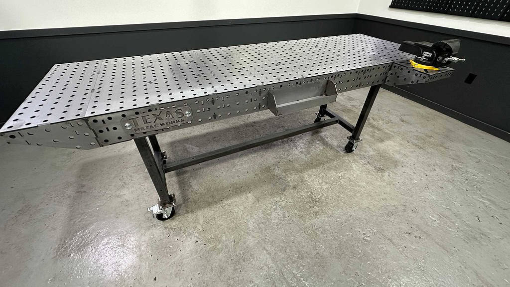 Welding Table – 30″ x 80″ Fully Fabricated Weld Tables • Texas Metal Works