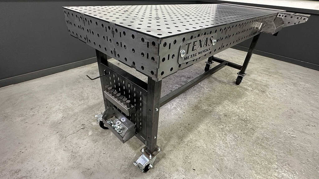 Welding Table – 30″ x 80″ Fully Fabricated Weld Tables • Texas Metal Works