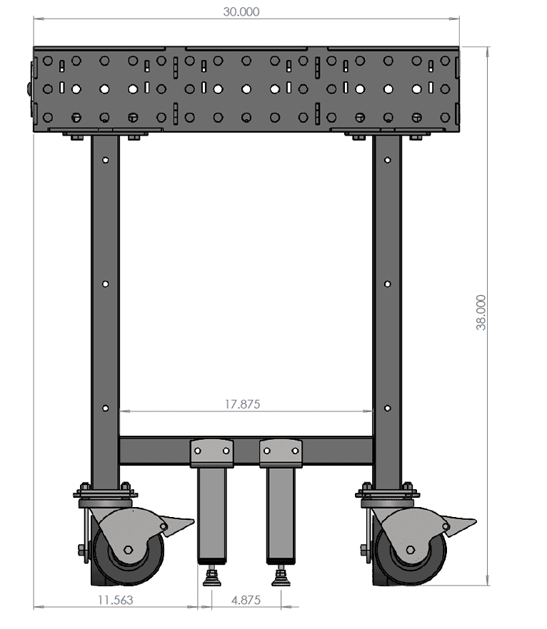 Welding Table – 30″ x 60″ Fully Fabricated Weld Tables • Texas Metal Works