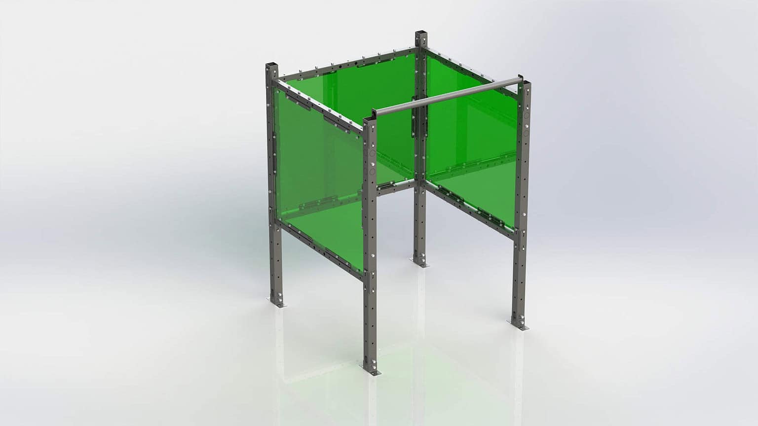 ModPro Welding Booth – Single Station – Texas Metal Works