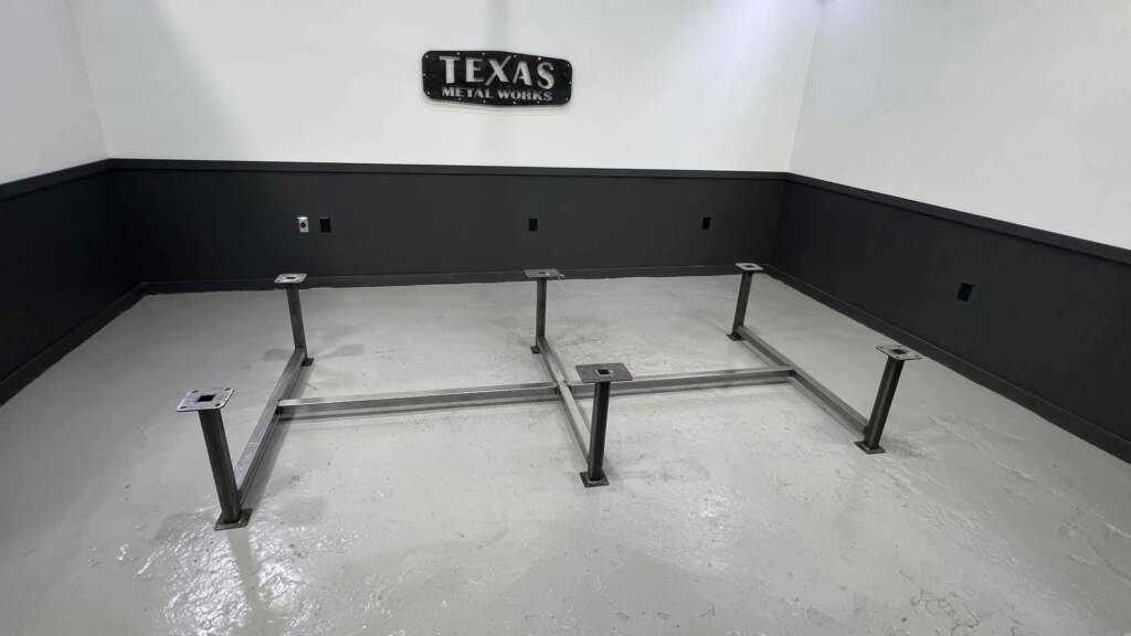 70″x120″ (6×10) Fully Fabricated Welding Table • Texas Metal Works