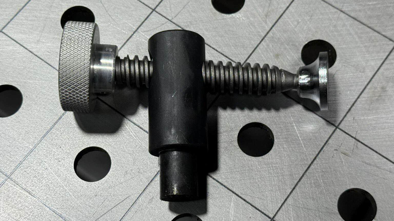 Side Clamp w/ Knurled Handle • Texas Metal Works